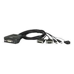 Aten CS22D - KVM-Switch - 2 x KVM port(s) - 1 lokaler Benutzer - Desktop