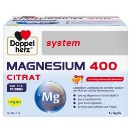 Queisser Doppelherz Magnesium 400 Citrat system G 60 St