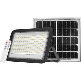 ENOVALITE Solar LED-Fluter, mit Akku, 300 W, 3800 lm, 6500 K
