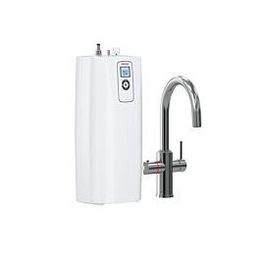 Stiebel Eltron neues Kochendwassersystem HOT 2.6 N Premium + 3in1 c 206270 chrom, heißes Wasser (95 °C) in einer Sekunde, Set mit Heißwassergerät und speziellem Wasserhahn für die Küche, TÜV geprüft