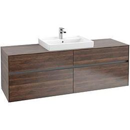 Villeroy & Boch Villeroy & Boch Collaro Waschtischunterschrank C02500VH 160x54,8x50cm, Waschtisch mittig, Arizona Oak