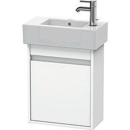 Duravit Ketho Waschtisch-Unterschrank KT6629L1818 45x22,5x55cm, wandhängend, Tür links, weiß matt