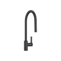 Dornbracht Tara Ultra Spültisch-Einhebelmischer 33870875-33 herausziehbar, mit Brausefunktion, Ausladung 240mm, schwarz matt