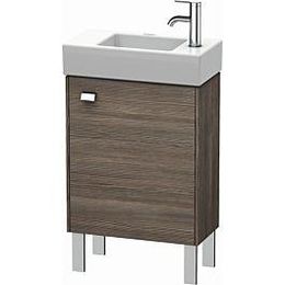 Duravit Brioso Waschtischunterbau BR4431R1051 434x239mm, Pine Terra/Chrom, Tür rechts