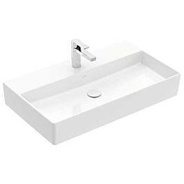 Villeroy & Boch Villeroy und Boch Villeroy & Boch Memento 2.0 Waschtisch 4A228L01 80 x 47 cm, weiß alpin, mit Hahnloch, ohne Überlauf