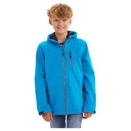 Softshelljacke Killtec "Boys Softshelljacke" Gr. 128, blau (himmelblau) Kinder Jacken