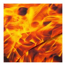 buttinette Baumwollstoff-Digitaldruck "Feuer", Serie Ria