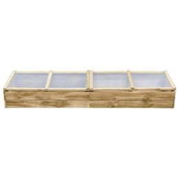 vidaXL Gewächshaus Imprägniertes Kiefernholz 200 x 50 x 35 cm