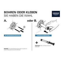 Grohe Essentials Seifenschale 40444001 Seifenschale mit Halter, chrom