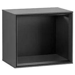 Villeroy & Boch Villeroy und Boch Finion Regalmodul G580PDGK 41,8x35,6x27cm, Emotion, Regal Black Matt, Anthracite matt