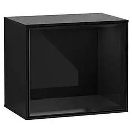 Villeroy & Boch Villeroy und Boch Finion Regalmodul G590PHPH 41,8x35,6cm, Ladestation, Emotion, Regal Glossy Black, Glossy Black Lacquer