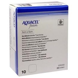 AQUACEL Foam nicht adhäsiv 5x5 cm Verband