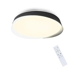 ZMH LED Deckenleuchte Rund 41.5CM Modern Design mit Fernbedienung, LED fest integriert, Tageslichtweiß, 36W