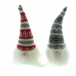 Home-trends24.de Weihnachtsfigur LED Hänger Wichtel 2x Weihnachten Deko Tisch Wand Beleuchtung Figur