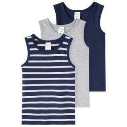 Topomini 3 Baby Unterhemden mit Bio-Baumwolle