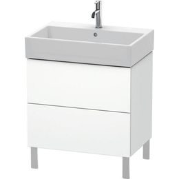 Duravit L-Cube Waschtischunterbau stehend 68,4 x 45,9 cm, 2 Auszüge, für Vero Air 235070