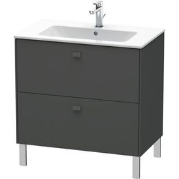 Duravit Brioso Waschtischunterbau stehend 82,0 x 47,9 cm, mit 2 Auszüge, inkl. Siphonausschnitt und Schürze, für Waschtisch ME by Starck 233683