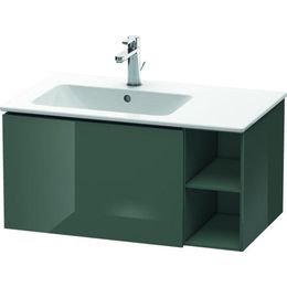 Duravit L-Cube Waschtischunterbau wandhängend 82,0 x 48,1 cm, 1 Auszug, Regalelement seitlich, für ME by Starck 234583 Becken links