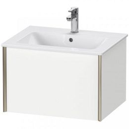 Duravit XViu 4025 Waschtischunterbau wandhängend, 1 Auszug, für Waschtisch ME by Starck 233663, 610x480 mm