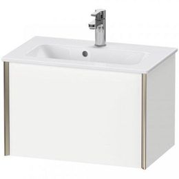 Duravit XViu 4078 Waschtischunterbau wandhängend Compact, 1 Auszug, für Waschtisch ME by Starck 234263, 610x390 mm