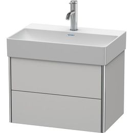 Duravit XSquare Waschtischunterbau Compact wandhängend 58,4x39,0 cm, 2 Schubkästen, für Waschtisch DuraSquare 235660