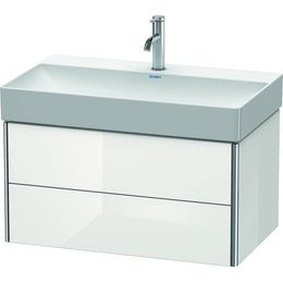 Duravit XSquare Waschtischunterbau wandhängend 78,4x46,0 cm, 2 Schubkästen, für Waschtisch DuraSquare 235380