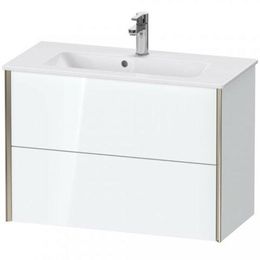 Duravit Durait XViu 4179 Waschtischunterbau wandhängend, 2 Schubkästen, für Waschtisch ME by Starck 234283, 810x390 mm