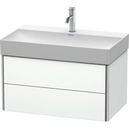 Duravit XSquare Waschtischunterbau wandhängend 78,4x46,0 cm, 2 Schubkästen, für Waschtisch DuraSquare 235380