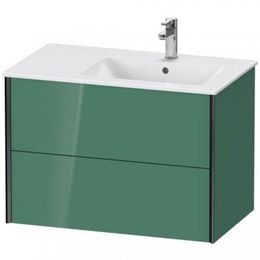 Duravit XViu 4159 Waschtischunterbau wandhängend, 2 Schubkästen, für Waschtisch Me by Starck 234683 Becken rechts, 810x480 mm