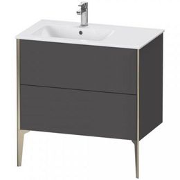 Duravit XViu 4486 Waschtischunterbau stehend, 2 Auszüge, für Waschtisch ME by Starck 234583 Becken links, 810x480 mm