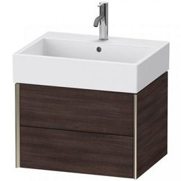 Duravit XViu 4334 Waschtischunterbau wandhängend, 2 Schubkästen, für Waschtisch Vero Air 235060, 584x454 mm