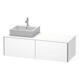 Duravit XSquare Waschtischunterbau wandhängend 140,0 x 54,8 cm, 2 Auszüge XS4903L