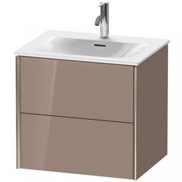 Duravit Durait XViu 4132 Waschtischunterbau wandhängend, 2 Schubkästen, für Waschtisch Viu 234463, 610x480 mm