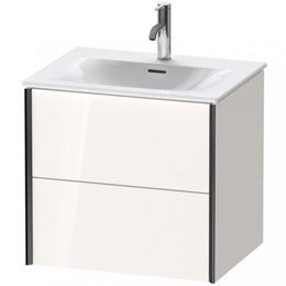 Duravit Durait XViu 4132 Waschtischunterbau wandhängend, 2 Schubkästen, für Waschtisch Viu 234463, 610x480 mm