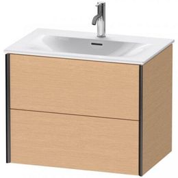 Duravit Durait XViu 4133 Waschtischunterbau wandhängend, 2 Schubkästen, für Waschtisch Viu 234473, 710x480 mm