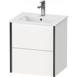 Duravit Durait XViu 4315 Waschtischunterbau wandhängend, 2 Schubkästen, für Waschtisch ME by Starck 233653, 510x420 mm