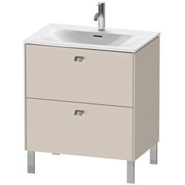 Duravit Brioso Waschtischunterbau stehend 72,0 x 47,9 cm, 2 Auszüge, oberer Auszug inkl. Siphonausschnitt und Schürze, für Waschtisch Viu 234473