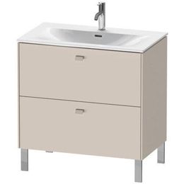 Duravit Brioso Waschtischunterbau stehend 82,0 x 47,9 cm, 2 Auszüge, oberer Auszug inkl. Siphonausschnitt und Schürze, für Waschtisch Viu 234483