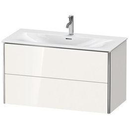 Duravit XSquare Waschtischunterbau wandhängend 101,0x 47,8 cm, 2 Schubkästen, für Waschtisch Viu 234410