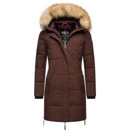 Navahoo Damen Wintermantel "Halina", braun, Gr. S, Oberstoff: 100% Polyester, Futter: 100% Polyester, Wattierung: 100% Polyester, Ärmelfutter: 100%