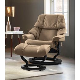 Relaxsessel stressless, B:88cm H:98cm T:78cm, braun, Leder BATICK: BATICK ist ein leicht korrigiertes, durchgefärbtes und genarbtes Möbelleder, bei