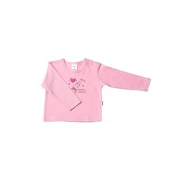 Liliput M&auml;dchen Langarmshirt, rosa, Gr. 74, bedruckt, 100% Baumwolle, Shirts, aus Bio-Baumwolle