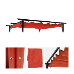 Ersatzbezug 320x250cm f&uuml;r Dach Pergola Pavillon MCW-C42 3x3m ~ terracotta