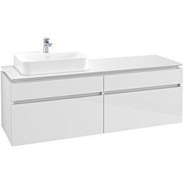 Villeroy & Boch Villeroy & Boch Legato Waschtischunterschrank B76400DH 160x55x50cm, Glossy White