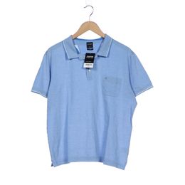 OLYMP Herren Poloshirt, blau, Gr. 54