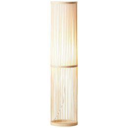 Brilliant Lampe Nori Standleuchte 1flg natur/weiß 1x A60, E27, 40W, geeignet für Normallampen (nicht enthalten) Mit Fußschalter