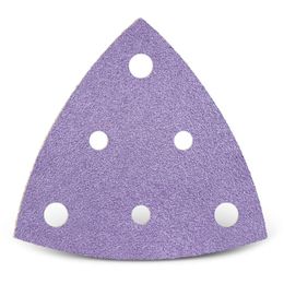 Menzer - Purple hd Klett-Schleifblätter, 82 mm, 6-Loch, f. Deltaschleifer, Keramik-Mix (50 Stk.) K150