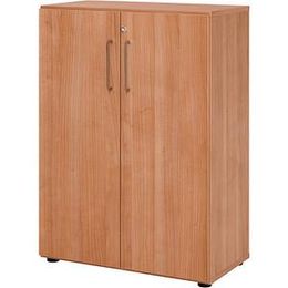 Hammerbacher Aktenschrank 938T3, V938T3/N/N/BS nussbaum 2 Fachböden 80,0 x 42,0 x 110,0 cm