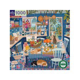 eeBoo Puzzle 1000 pcs - Blue Kitchen