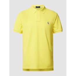 Polo Ralph Lauren Slim Fit Poloshirt mit unifarbenem Design